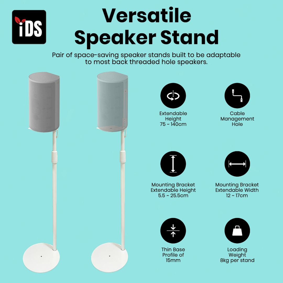 [iDS] Speaker Stand Space Saving design for Keyhole Speaker ie. Sony HT ...