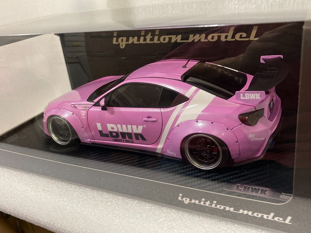 Ignition Model 1/18 IG2671 LB nation Toyota 86 WORKS ver.1 Pink ...