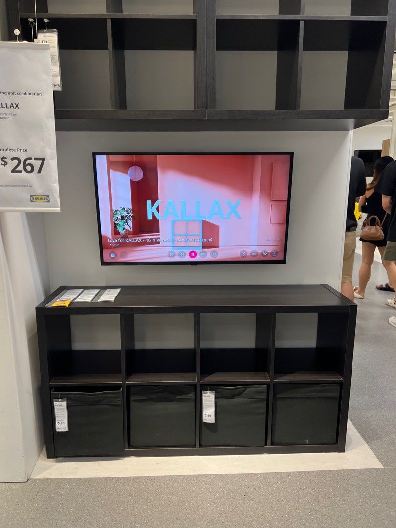 IKEA Kallax, Furniture & Home Living, Furniture, Shelves, Cabinets ...