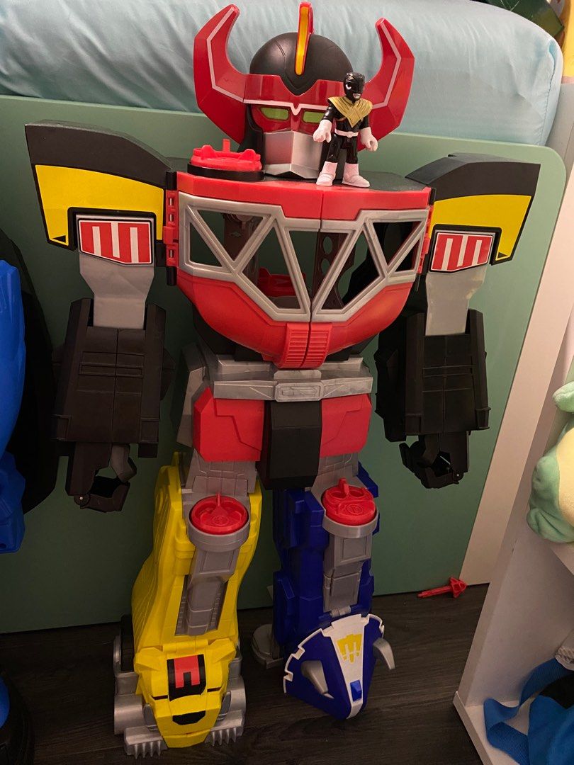 Imaginext Power Rangers Morphin Megazord - Over 2 Ft Tall Robot ...