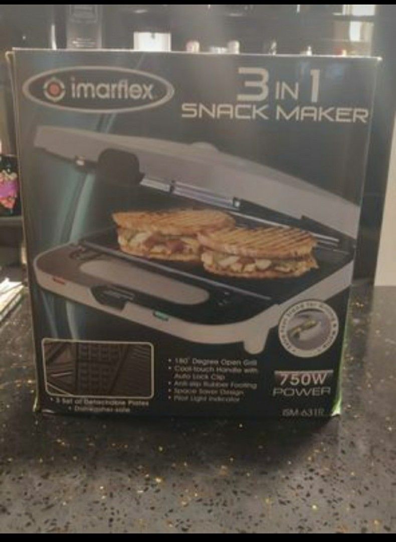 Imarflex 3in1 Snack Maker, TV & Home Appliances, Kitchen Appliances, Other Kitchen Appliances on ...