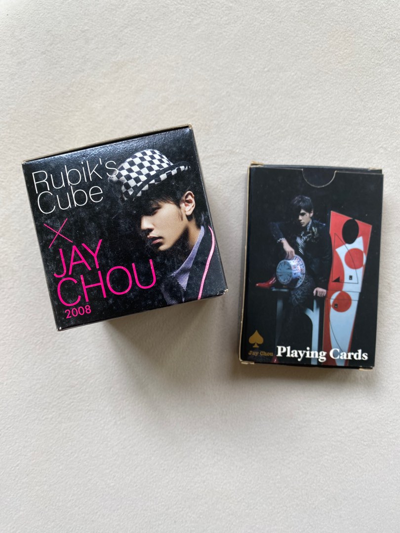 Jay Chou playing cards and Rubik’s cube, Hobbies & Toys, Memorabilia ...
