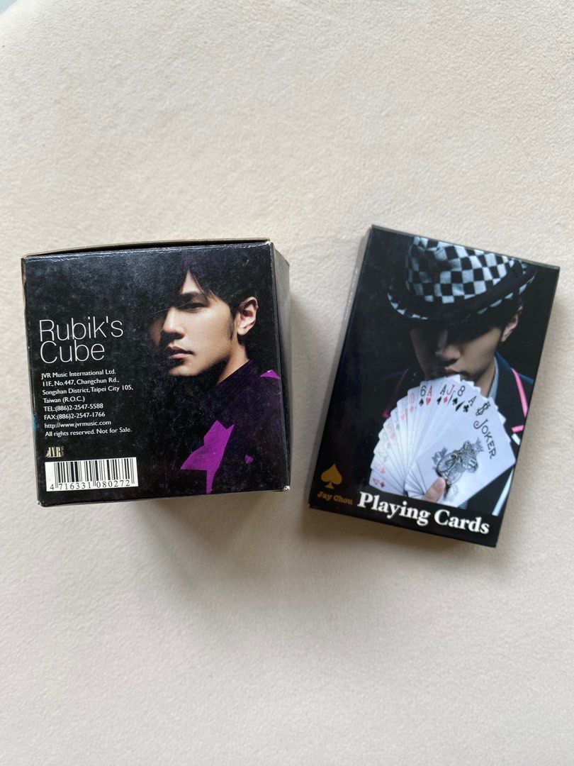 Jay Chou playing cards and Rubik’s cube, Hobbies & Toys, Memorabilia ...