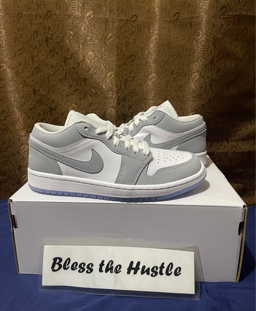 Jordan 1 low wolf grey on Carousell