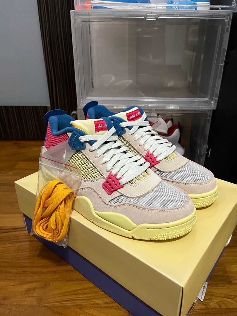 Jordan 4 Union guava Ice, Men's Fashion, Footwear, Sneakers on Carousell