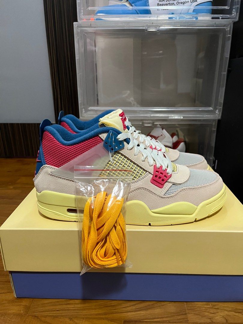 Jordan 4 Union guava Ice, Men's Fashion, Footwear, Sneakers on Carousell