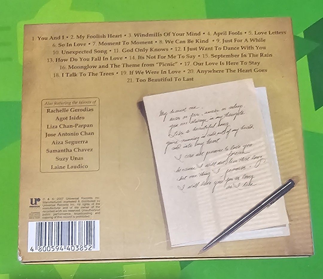 Jose Mari Chan - Love Letters and other souvenirs - CD Mint - OPM on ...