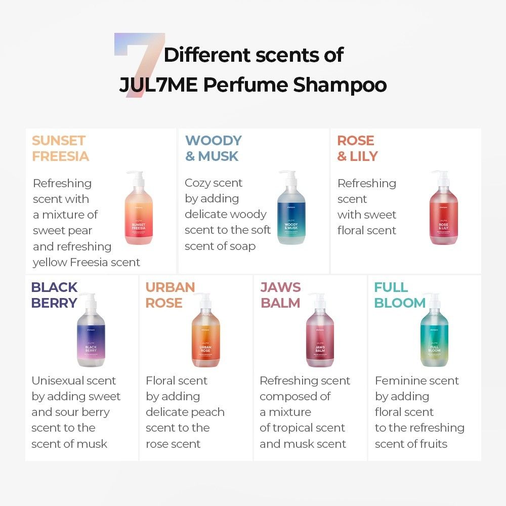 [JulyMe] Woody and Musk Perfume Shampoo 500ml, Beauty & Personal Care ...
