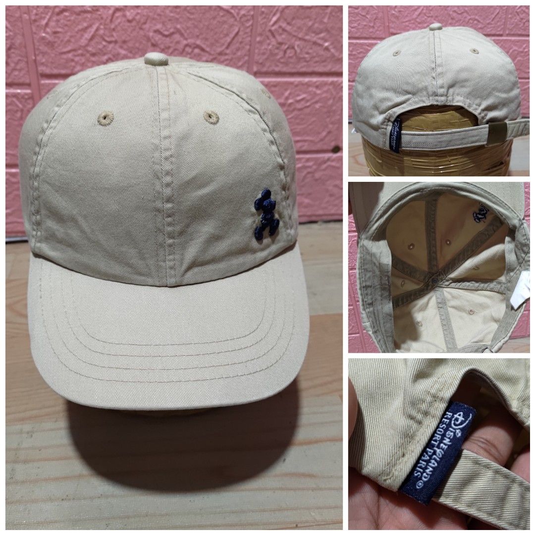 Khaki Mickey Mouse Cap, Men's Fashion, Watches & Accessories, Caps ...