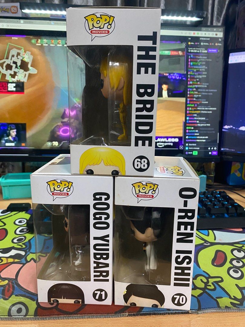 Kill Bill Funko Pops - The Bride | Gogo Yubari | O-Ren Ishii, Hobbies ...