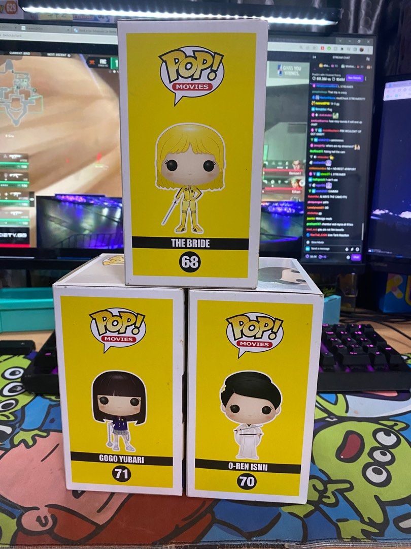 Kill Bill Funko Pops - The Bride | Gogo Yubari | O-Ren Ishii, Hobbies ...