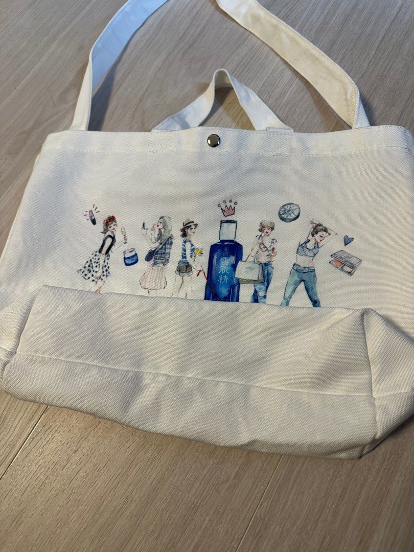 KOSE 50th tote bag A4, 女裝, 手袋及銀包, Tote Bags - Carousell