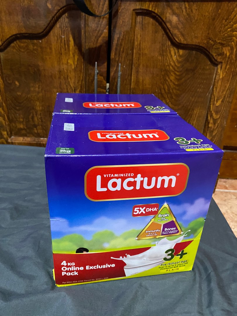 Lactum 3+ 4kg, Babies & Kids, Nursing & Feeding, Breastfeeding & Bottle ...