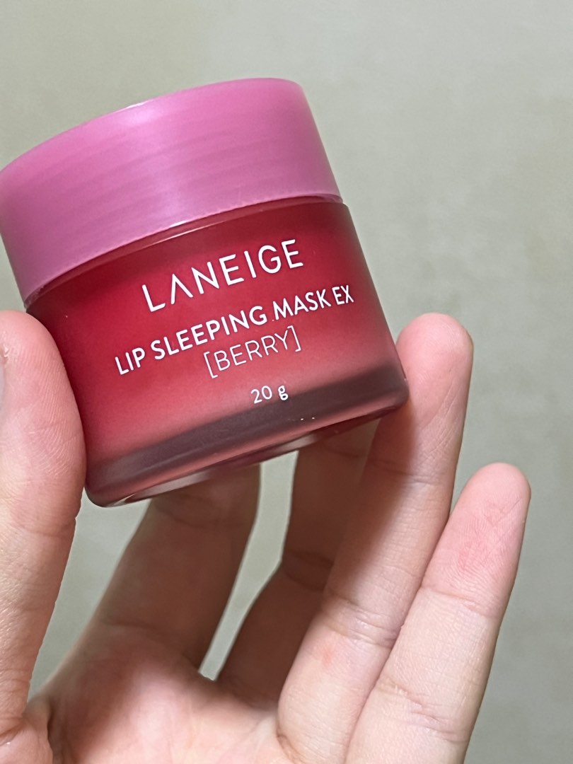 Laneige Lip Sleeping Mask (berry), Beauty & Personal Care, Face, Face ...