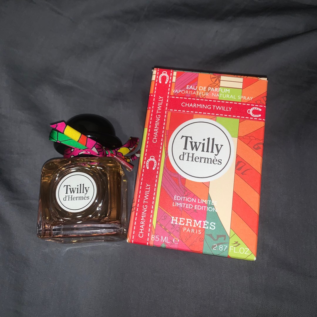 Limited Edition Hermes Charming Twilly with Free Charm on Carousell