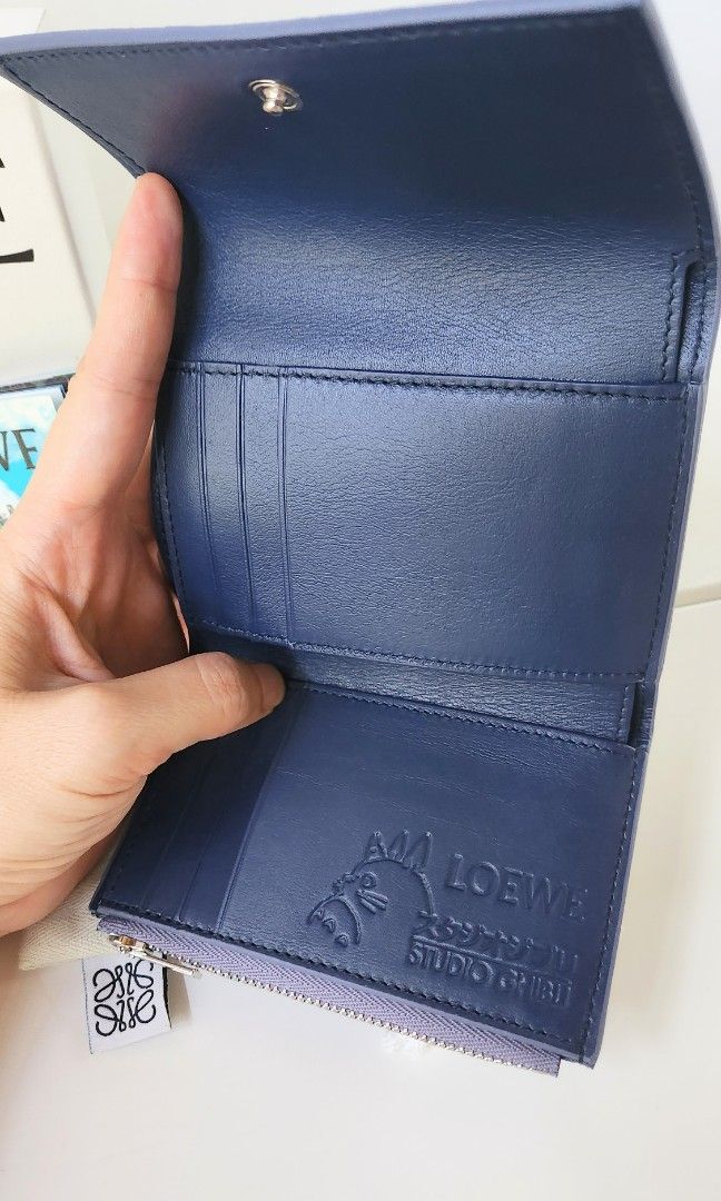 Loewe X Howl's Moving Castle Calcifer Wallet, Luxury, Bags & Wallets on ...
