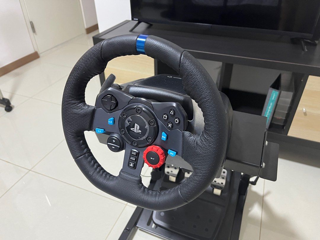 Logitech G29 with S5 Supra Wheelstand v7, Video Gaming, Gaming ...