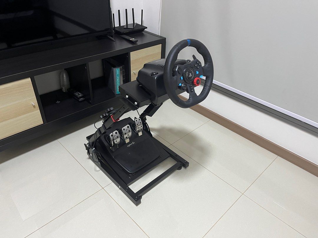 Logitech G29 with S5 Supra Wheelstand v7, Video Gaming, Gaming ...