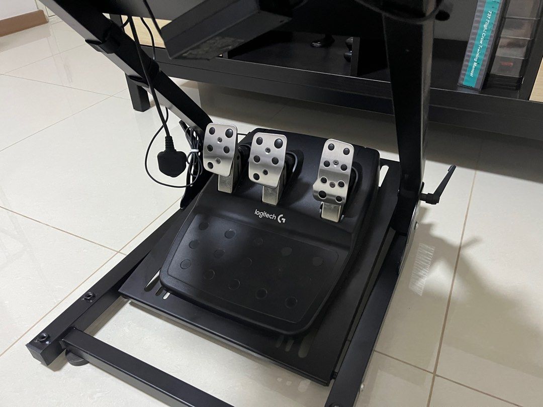 Logitech G29 with S5 Supra Wheelstand v7, Video Gaming, Gaming ...