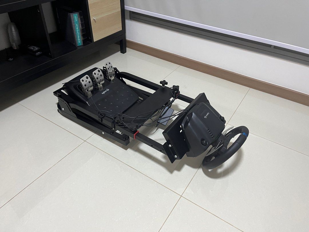 Logitech G29 with S5 Supra Wheelstand v7, Video Gaming, Gaming ...