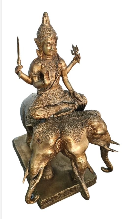 Lord Indra rides Erawan elephant - Wat Saraphi, Hobbies & Toys ...