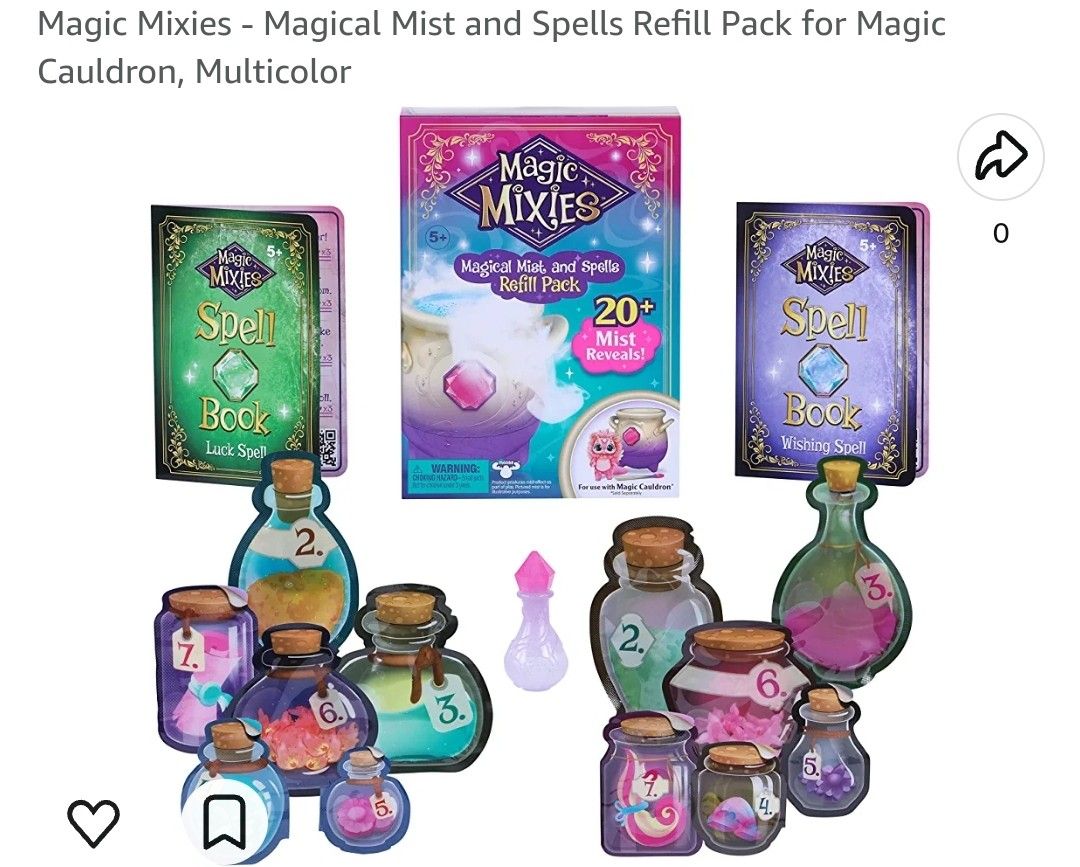 Magic Mixies - Magical Mist and Spells Refill Pack for Magic Cauldron ...
