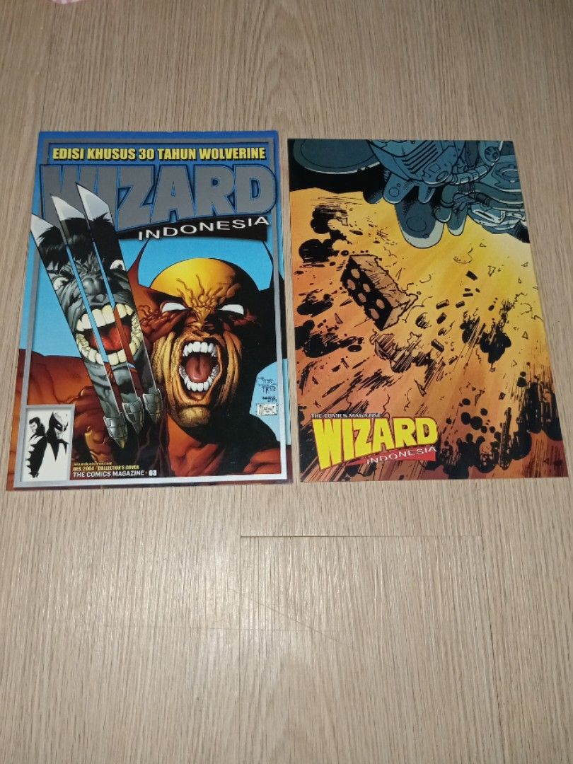 Majalah wizard edisi khusus wolverine bonus poster, Buku & Alat Tulis ...