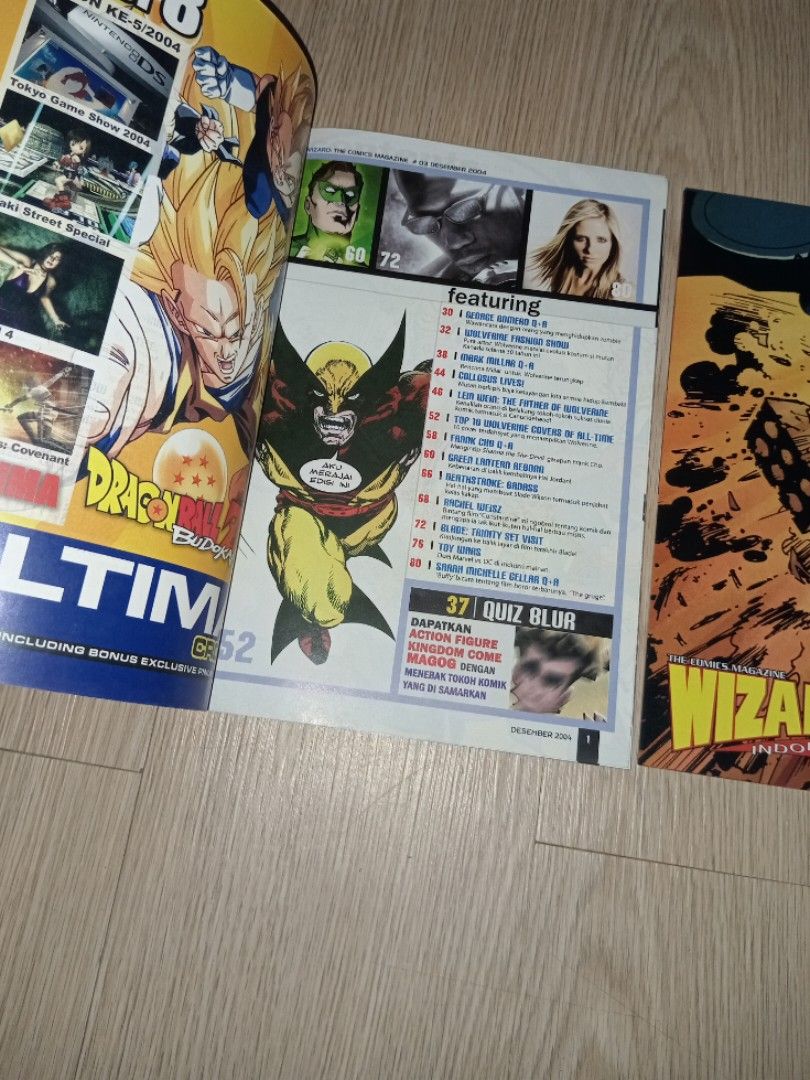 Majalah wizard edisi khusus wolverine bonus poster, Buku & Alat Tulis ...