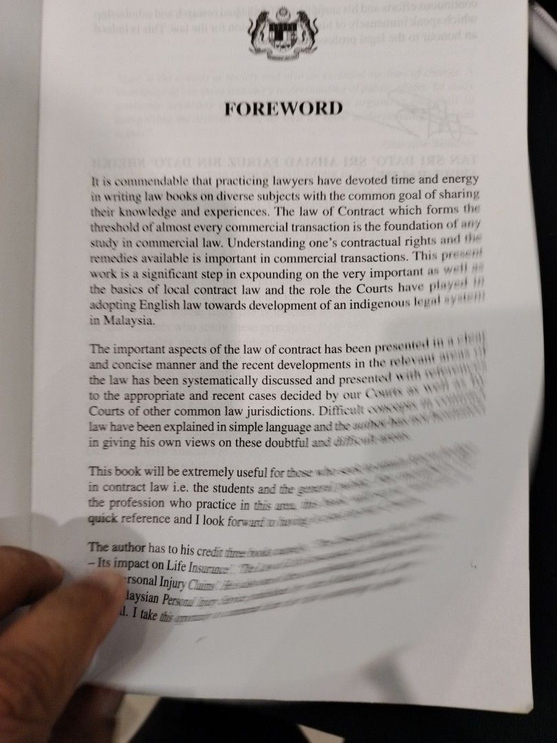 Malaysian contract low, Hobbies & Toys, Books & Magazines, Textbooks on ...