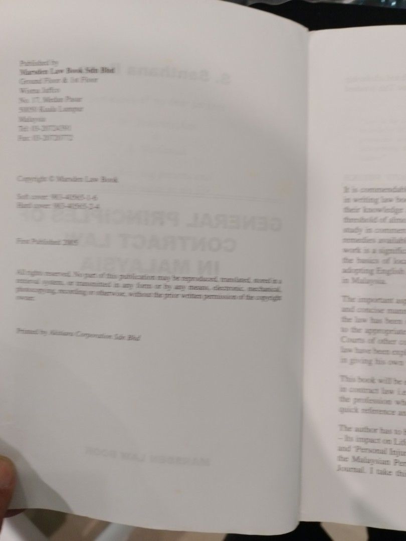 Malaysian contract low, Hobbies & Toys, Books & Magazines, Textbooks on ...