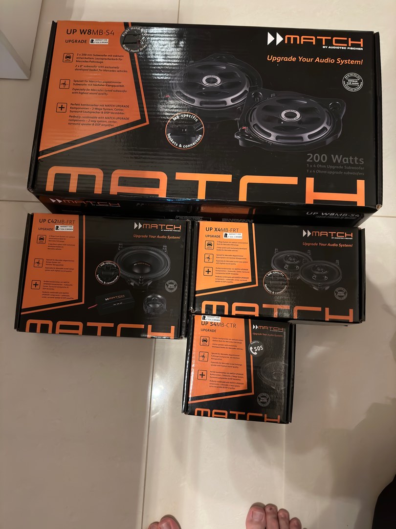 Match Audio Fischer Mercedes Speakers, Car Accessories, Accessories on ...