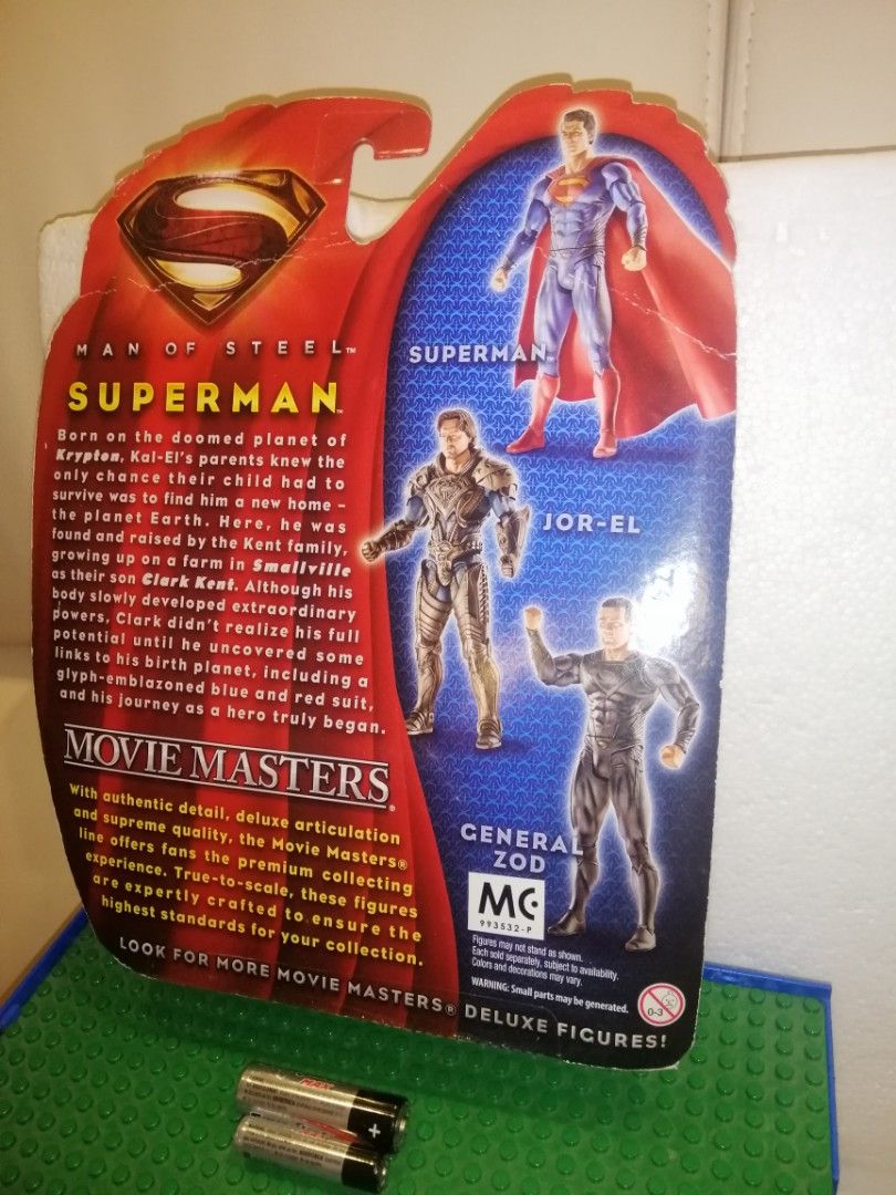 Mattel Movie Masters DC Comics Super Heroes Superman (MISB), Hobbies ...