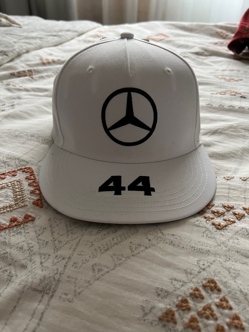 Mercedes motorsports white cap, Men's Fashion, Watches & Accessories ...