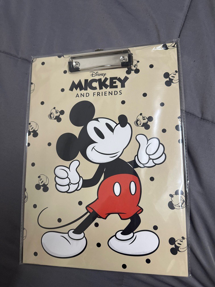 Mickey Mouse A4 Clip Board, Hobbies & Toys, Stationery & Craft ...