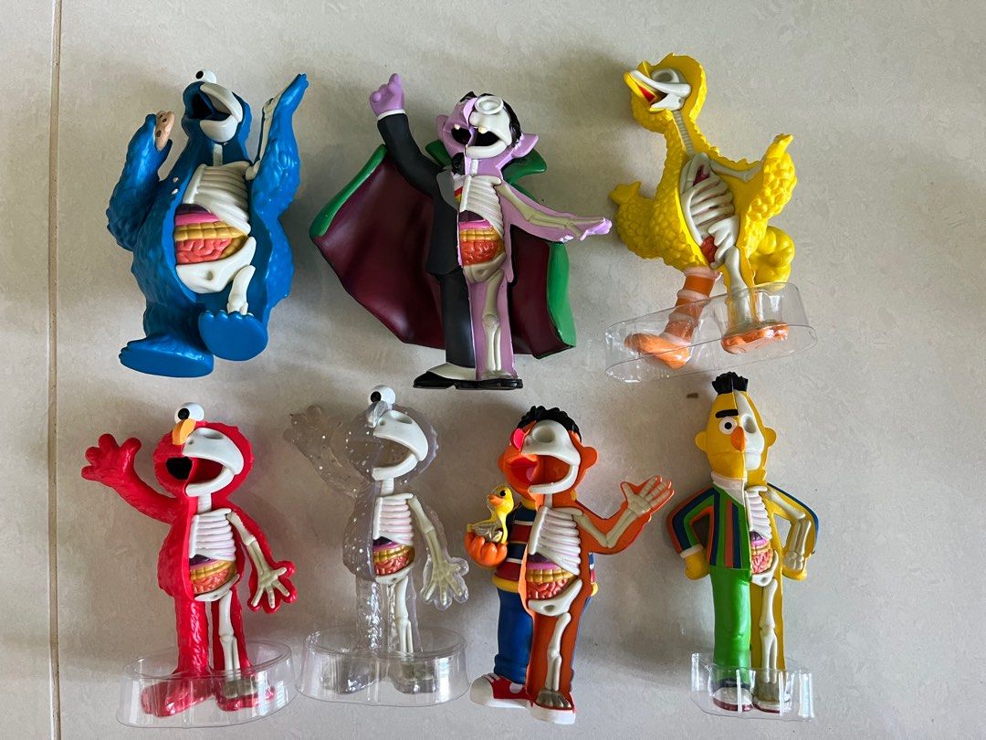 Mighty Jaxx Freenys Hidden Dissectible Sesame Street Blind Box Set Of