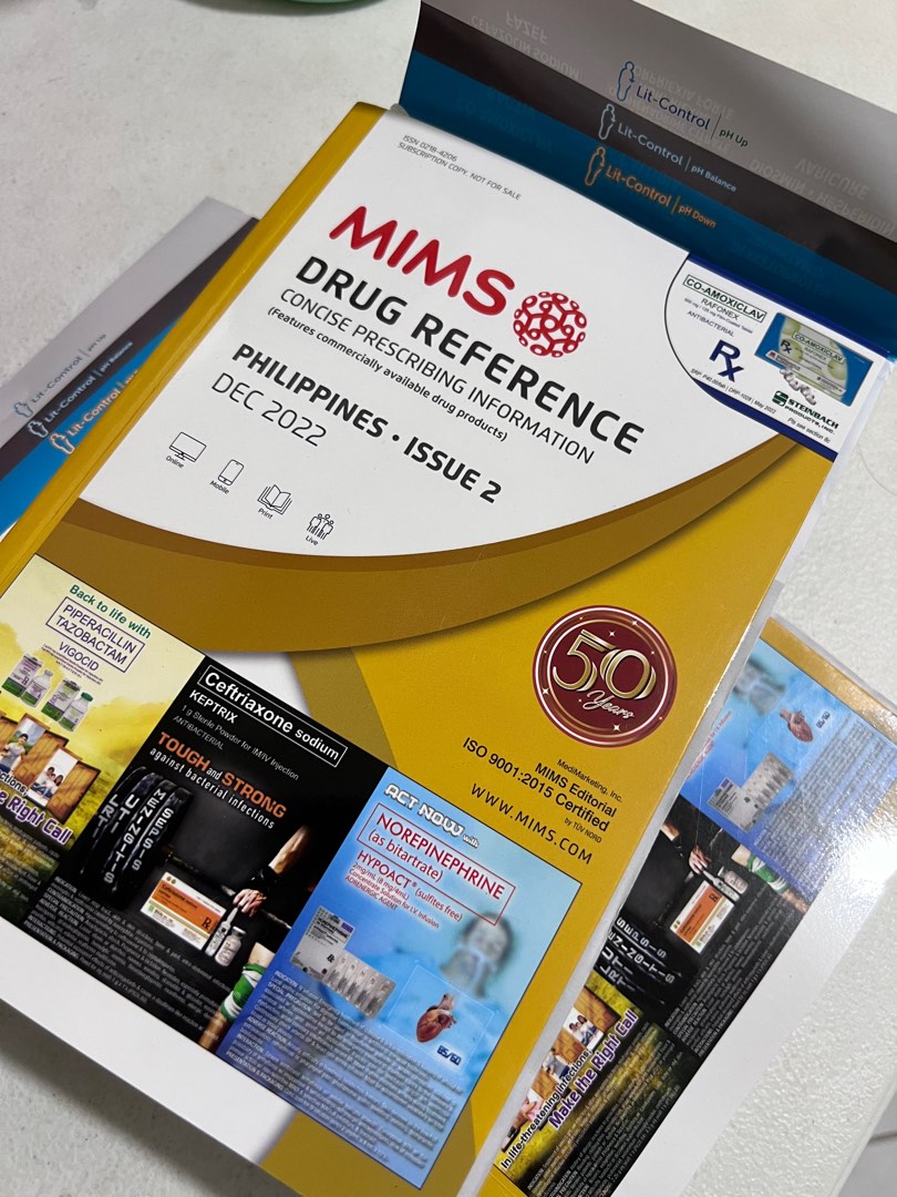 MIMS Drug Reference Dec 2022 (Latest), Hobbies & Toys, Books ...