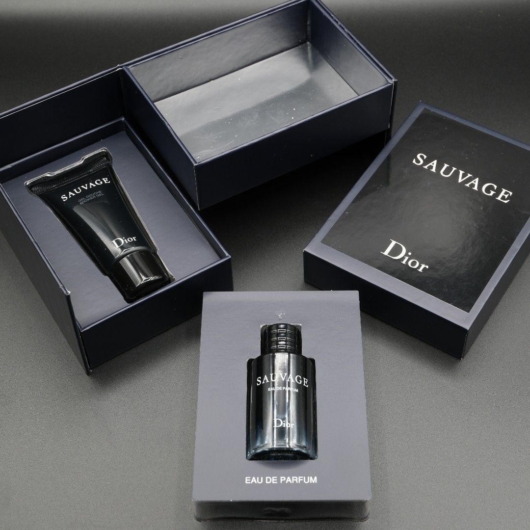 Mini Sauvage Eau de Parfum Dior for men in luxurious box on Carousell