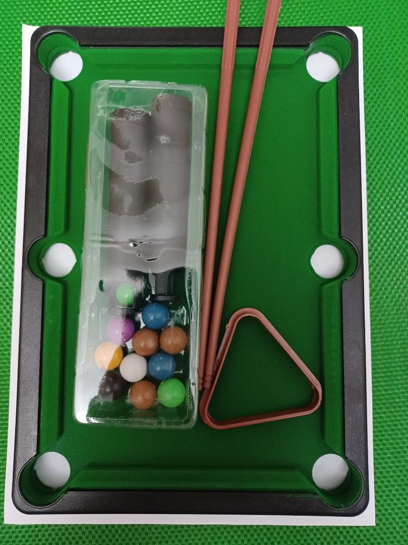 Miniatures - Mini 8 Ball (Billiards / Pool / Snooker / Carom) table ...
