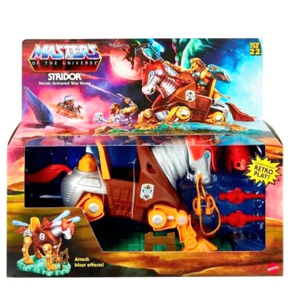 MISB Mattel Masters Of The Universe MOTU Origins Series He-Man Stridor ...