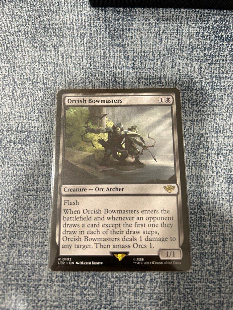 MTG LOTR Orcish Bowmasters, Everything Else on Carousell