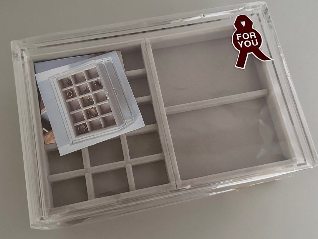 [MUJI] Acrylic Case Set, Women's Fashion, Jewelry & Organisers ...