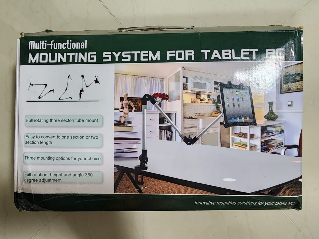 Multi-functional mounting system for tablet PC, Mobile Phones & Gadgets ...