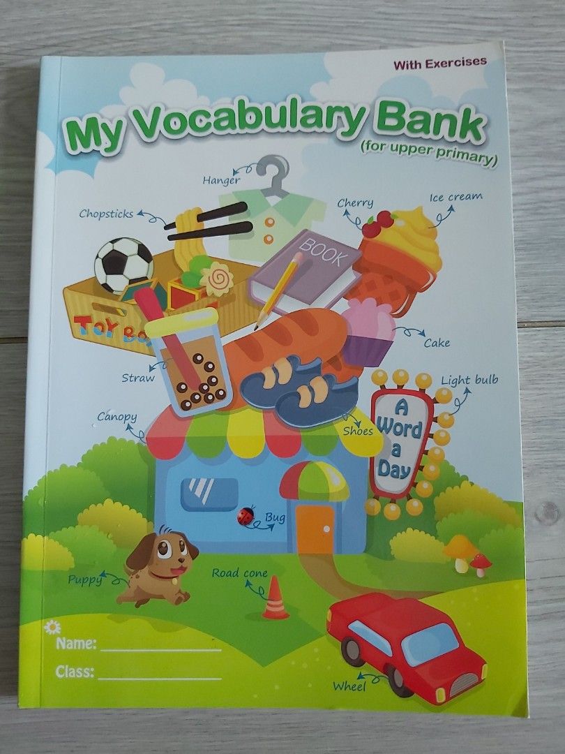 My vocabulary bank for upper primary, 興趣及遊戲, 書本 & 文具, 教科書 - Carousell