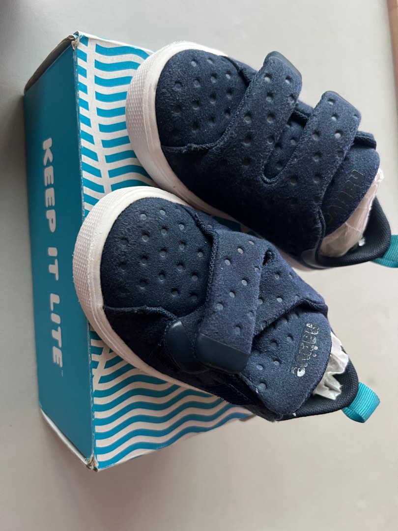 Native navy blue kids shoe, Babies & Kids, Babies & Kids Fashion on ...