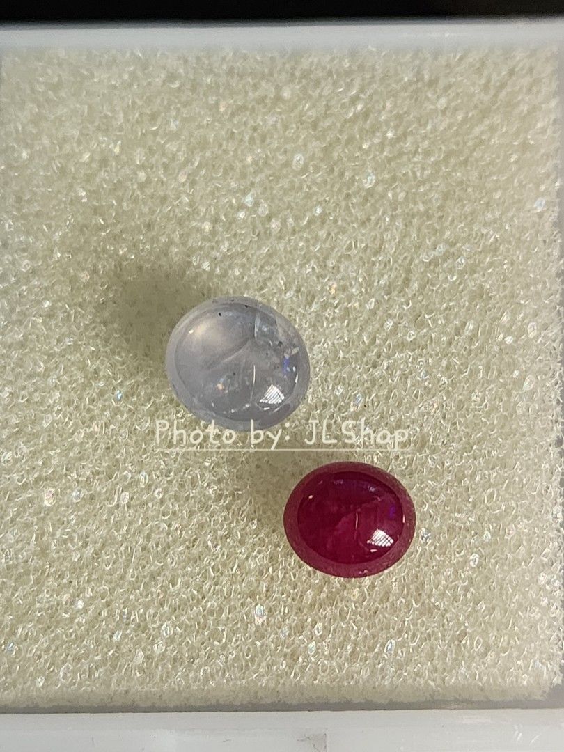 Natural Ruby and Star Sapphire with Certificate, Women's Fashion ...