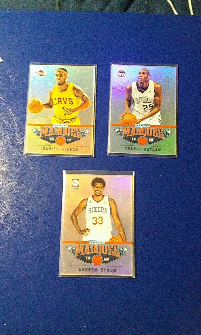 NBA base cards Marquee Bynum Gibson Outlaw, Hobbies & Toys, Memorabilia ...