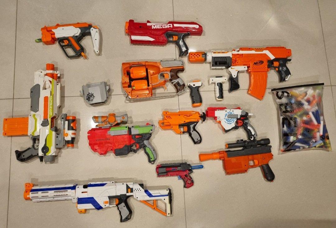 Nerf Guns and Bullets, Hobbies & Toys, Toys & Games on Carousell