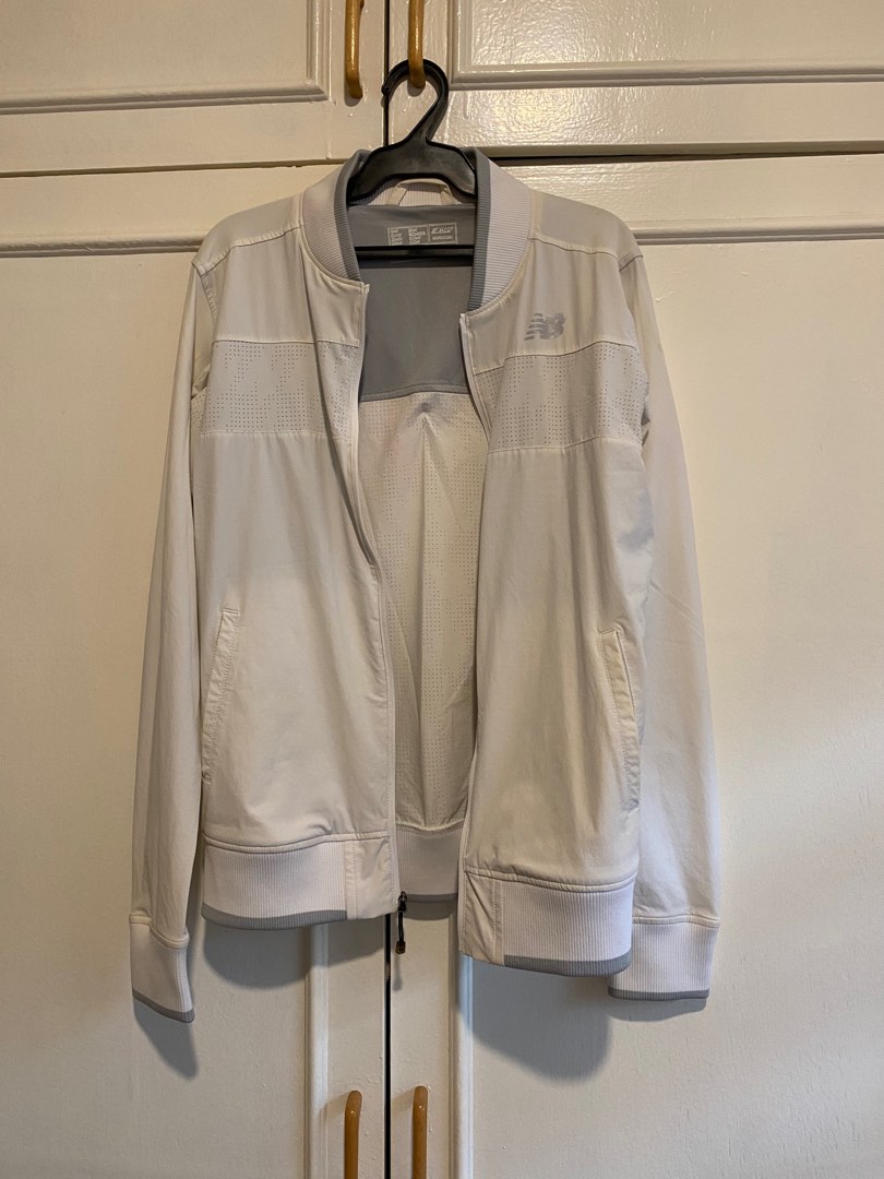 New Balance Dry white jacket, Women's Fashion, Coats, Jackets and ...