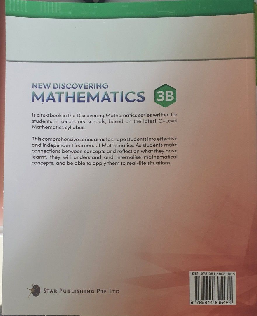 New Discovering Mathematics 3B Exp Textbook, Hobbies & Toys, Books ...