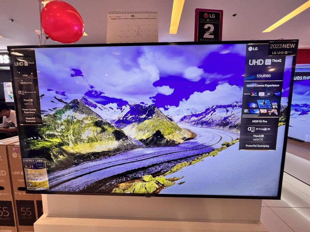 New model LG UHD TV on Carousell